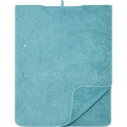 w&auml;schepur unisex Bade-Poncho t&uuml;rkis, Gr&ouml;&szlig;e S/M