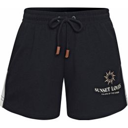 H.I.S. Damen Sweatshorts schwarz Gr&ouml;&szlig;e 32/34