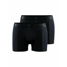 Craft Core Dry Boxer 3-Inch 2-Pack Bekleidung Herren schwarz M