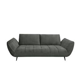 bobb Sofa 2 5 -sitzig mit Sitztiefenverstellung Carly grau Ma&szlig;e (cm): B: 240 H: 90 T: 123.0 Sofas > Sofas nach Material > Stoffsofas &raquo; Sofa DE