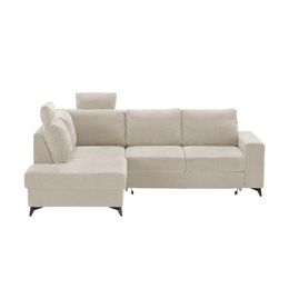Ecksofa Salamanca creme Ma&szlig;e (cm): B: 248 H: 104 T: 189.0 Sofas > Sofas nach Material > Stoffsofas &raquo; Sofa DE