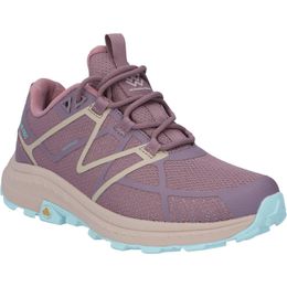 Hi-Tec Mauna Polyester Damen Wanderschuhe in Toadstool/Sepia Rose