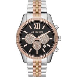 Michael Kors MK8714 Dreifarbige Herren-Chronographenuhr - stilvoll und langlebig