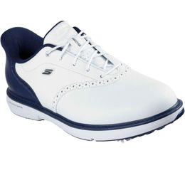 Skechers GO Golf Prestige Leder Herren Golf-Schuhe Wei&szlig;/Navy