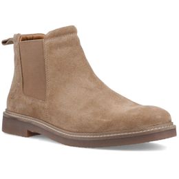 Hush Puppies Gareth Chelsea Leder Herren Stiefel in Taupe