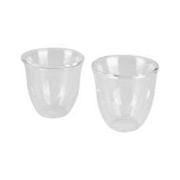 De'Longhi Espresso-Gl&auml;ser (2er-Set), Glas transparent