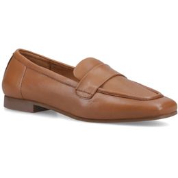 Hush Puppies Sutton Leder Damen Tan Slipper