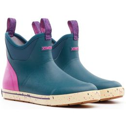 Xtratuf Kn&ouml;chel Deck Camp Gummistiefel Damen Teal Wellingtonstiefel