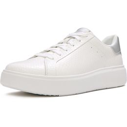 fitflop RTG Schn&uuml;rer aus Leder f&uuml;r Damen in Urban Wei&szlig;/Silber