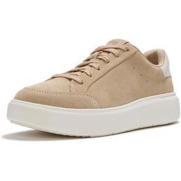 fitflop RTG Schn&uuml;r-Suede Damen Hazelnuss Sneaker