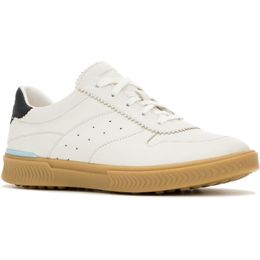 Hush Puppies Mae Leder Damen Schuhe in Wei&szlig;