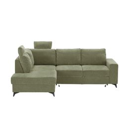 Ecksofa Salamanca gr&uuml;n Ma&szlig;e (cm): B: 248 H: 104 T: 189.0 Sofas > Sofas nach Material > Stoffsofas &raquo; Sofa DE