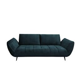 bobb Sofa 2 5 -sitzig mit Sitztiefenverstellung Carly blau Ma&szlig;e (cm): B: 240 H: 90 T: 123.0 Sofas > Sofas nach Material > Stoffsofas &raquo; Sofa DE