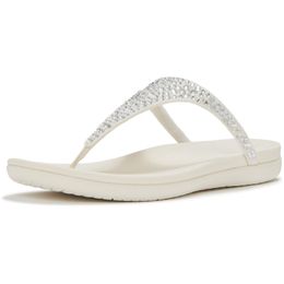 fitflop Solay Misch-Kristall Textil Damen Creme Sandalen