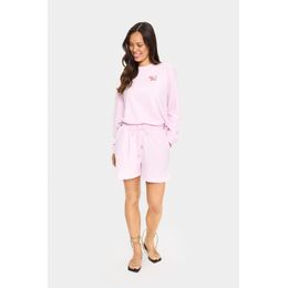 Saint Tropez Trackjacket-sweat LorissaSZ Lockere Passform pink