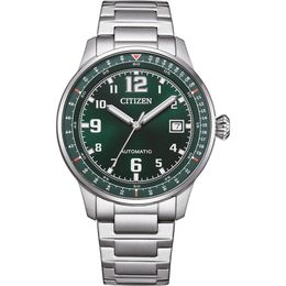 Citizen Urban Military Herren Silber Uhr NJ0190-51X