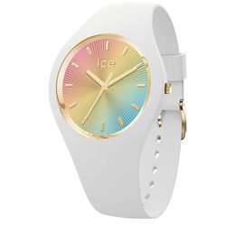 Ice Watch Ice Champagne - White Rainbow Wei&szlig; Damen Armbanduhr 025350 - M