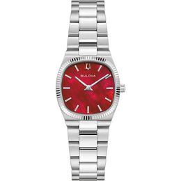Bulova Super Seville Mini Silber Damen Armbanduhr 96L354