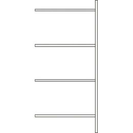 Sch&auml;fer Shop Anbauregal, 4 B&ouml;den, H 2278 x B 1055 x T 300 mm, lackiert