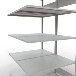 SCHULTE LAGERTECHNIK - Stecks.Doppelanbauregal Typ 150 - 2000x1000x2x600 mm 2x5 B&ouml;den