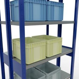 SCHULTE LAGERTECHNIK - Stecks.Doppelgrundr. Typ 250 kg - 2500x1000x2x300 mm, 12 B&ouml;den