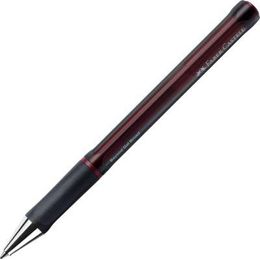 Faber-Castell Gelroller Beyond Gel Broad, Strichst&auml;rke 0,6 mm, Minen-&Oslash; 1,0 mm, Schreibfarbe rot, dokumentenecht, Recycling-Kunststoff/Metall, 1 St&uuml;ck