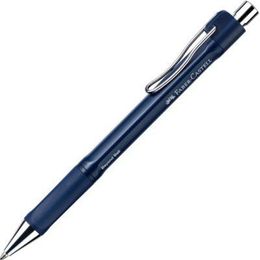 Faber-Castell Kugelschreiber Beyond Ball, Strichst&auml;rke 0,5 mm, Schreibfarbe blau, dokumentenecht, nachf&uuml;llbar, Recycling-Kunststoff/Metall, 1 St&uuml;ck