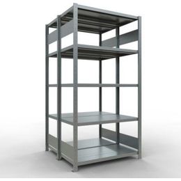 SCHULTE LAGERTECHNIK - Stecks.Doppelgrundr. Typ 250 kg - 2000x1000x2x500 mm, 10 B&ouml;den