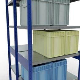 SCHULTE LAGERTECHNIK - Stecks.Doppelgrundr. Typ 250 kg - 2500x1000x2x600 mm, 12 B&ouml;den