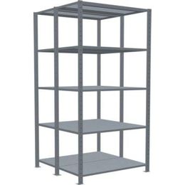 SCHULTE LAGERTECHNIK - Stecks.Doppelgrundregal Typ 150 - 2000x1000x2x500 mm verz.2x5 B&ouml;den