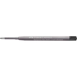 Faber-Castell Kugelschreibermine x-soft M, Strichst&auml;rke 0,5 mm, Schreibfarbe schwarz, dokumentenecht, mit Metallspitze, Kunststoff, 1 St&uuml;ck