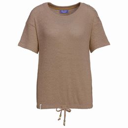 Gina Damen T-Shirt mit Knoten-Detail