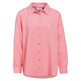 Gina Damen Musselin-Bluse unifarben
