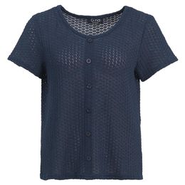 Gina Damen T-Shirt mit Lochstickerei