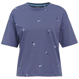 Gina Damen T-Shirt mit Allover-Stickerei