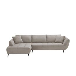 bobb Ecksofa mit Sitztiefenverstellung Carly grau Ma&szlig;e (cm): B: 320 H: 90 T: 215.0 Sofas > Sofas nach Material > Stoffsofas &raquo; Sofa DE