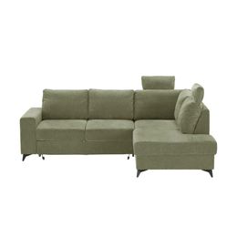 Ecksofa Salamanca gr&uuml;n Ma&szlig;e (cm): B: 248 H: 104 T: 189.0 Sofas > Sofas nach Material > Stoffsofas &raquo; Sofa DE