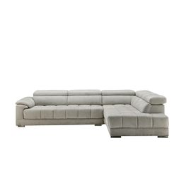 U.N.O uno Ecksofa Mikrofaser Isabeli grau Ma&szlig;e (cm): B: 300 H: 70 T: 211.0 Sofas > Sofas nach Material > Stoffsofas &raquo; Sofa DE