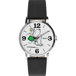Timex Peanuts Marlin Schwarz Unisex Armbanduhr TW2Y50400