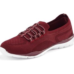 Lascana Damen Sneaker bordeaux, Gr&ouml;&szlig;e 40