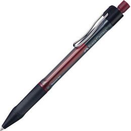 Faber-Castell Gelroller Beyond Gel, Strichst&auml;rke 0,4 mm, Minen-&Oslash; 0,7 mm, Schreibfarbe rot, dokumentenecht, Recycling-Kunststoff/Metall, 1 St&uuml;ck