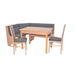 m&ouml;bel direkt online Eckbankgruppe (4teilig) "Caro I" Buche