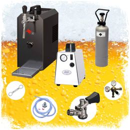 ich-zapfe Komplett Set - Zapfanlage JET 30 Bierkoffer, Bierzapfanlage, Durchlaufk&uuml;hler 1-leitig Trockenk&uuml;hler, bis zu 35 Liter/h