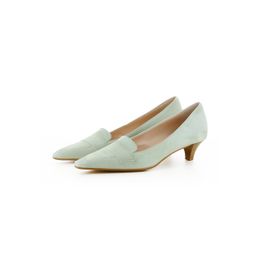 Evita LIA Damen Pumps - Rauleder Gr&uuml;n - 45
