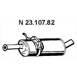 VEGAZ Mittelschalld&auml;mpfer ms415 f&uuml;r Mercedes