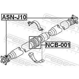 FEBEST Gelenk, L&auml;ngswelle asnj10 f&uuml;r Ford Volvo HYUNDAI BMW Chrysler Mercedes NISSAN ALFAROME/Fiat/LANCI