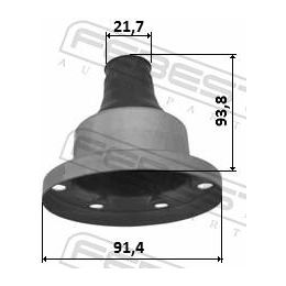 FEBEST Manschette, Gelenkwelle 0415cu2wsa mitte f&uuml;r MITSUBISHI