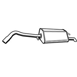 VEGAZ Endschalld&auml;mpfer fs363 f&uuml;r Ford