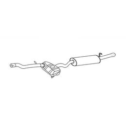 Hella Endschalld&auml;mpfer 8ld366026511 hinten f&uuml;r LANCIA