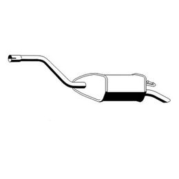 VEGAZ Endschalld&auml;mpfer fs548erns f&uuml;r Ford